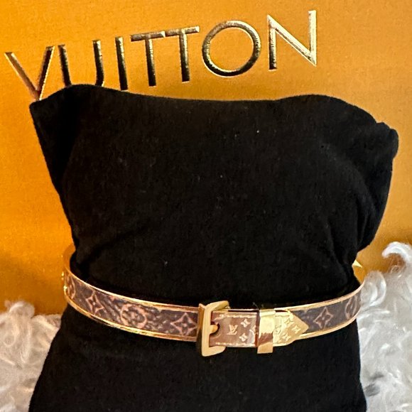 Louis Vuitton | Jewelry | Louis Vuitton Belt Buckle Bangle Bracelet Lv ...